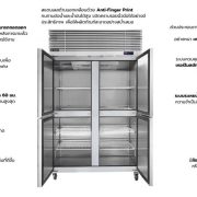 ตู้แช่แข็งสแตนเลส 2 ประตู SANDEN รุ่น SRF-0612 FREEZER – BANGNA COOLING